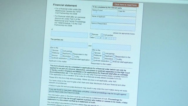How to complete a Form E financial statement | Woolley & Co